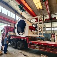 China Turnkey PUR Spray PE Wrapping Pre-Insulated Pipe Production Line for 508-1620mm District Heating Pipes for sale