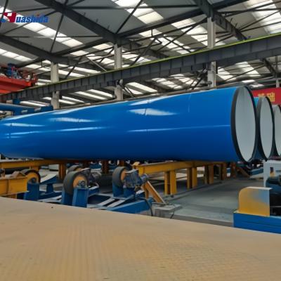 China Steel Pipe Internal & External FBE Epoxy Powder Coating Production Line for sale