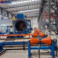 China Automatic Steel Pipe Internal & External Blasting and FBE Powder Coating Line for sale