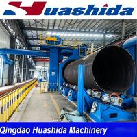China 325-4200mm Internal External Shot Blasting FBE Coating Line for Oil Gas Pipelines for sale
