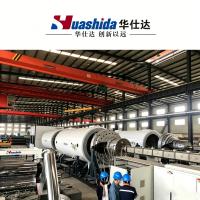 China High Output HDPE Jacket Pipe Extrusion Line for District Heating Pre-Insulated Pipe for sale