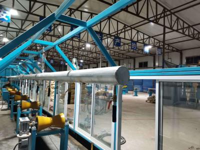 China O-Type Extrusion 3PE Coating Production Line with SA 2.5 Surface Treatment for 50mm-426mm Steel Pipes for sale