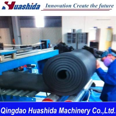 China Automatic NBR EPDM Rubber Foam Insulation Pipe and Sheet Production Line 1000-1500mm for sale