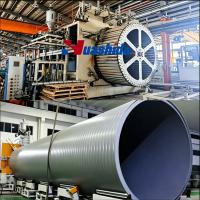 China HDPE PP PVC Double Wall Corrugated Pipe Line for Municipal Sewage Drainage for sale