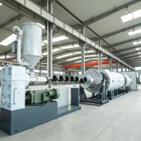 China HDPE Pipe Extrusion Machine with Vacuum Calibration 110-1870mm for sale