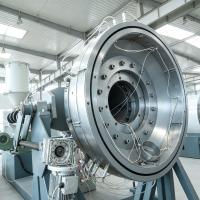 China HDPE Pipe Extrusion Machine with Vacuum Calibration 110-1870mm for sale