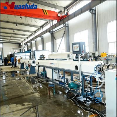 China 200-4000mm HDPE Hollow Wall Winding Pipe Production Line for Sewage Road Drainage for sale