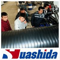 China 200-4000mm HDPE Hollow Wall Winding Pipe Production Line for Sewage Road Drainage for sale