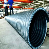 China 200-4000mm HDPE Hollow Wall Winding Pipe Production Line for Sewage Road Drainage for sale