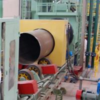 China Steel Pipe FBE 3LPE Internal External Coating Line for Offshore Oil Pipelines for sale