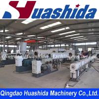 China Smart Controlled PERT PU Foam Pipe Extrusion Line for Long Life Thermal Insulation Pipes with Computerized Automatic Operation for sale