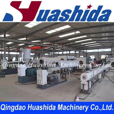 China Smart Controlled PERT PU Foam Pipe Extrusion Line for Long Life Thermal Insulation Pipes with Computerized Automatic Operation for sale