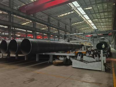 China Polyurethane PU Spray Foam Pre-Insulated Pipe Production Line for District Heating Pipes for sale