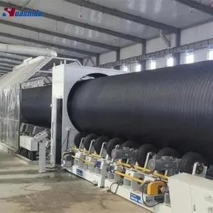 China 508-1620mm Polyurethane PU Spray Foam Pre-Insulated Pipe Production Line with Shot Blasting Equipment for sale