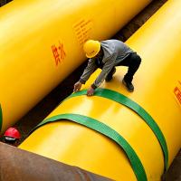 China 110-2200mm HDPE Jacket Pipe Extrusion Line for District Heating Chilled Water Pipe for sale