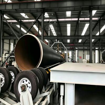 China Patented PUR Spray PE Wrapping Pre-Insulated Pipe Production Line for Industrial Pipelines for sale