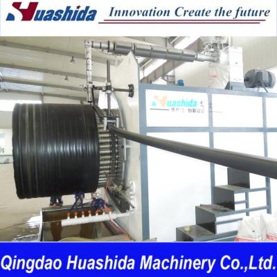 China Automatic Single-screw HDPE Spiral Corrugated Pipe Making Machine for 300-1200mm Pipe Production for sale