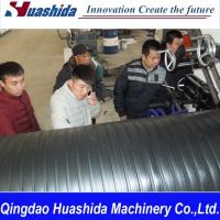 China Automatic Single-screw HDPE Spiral Corrugated Pipe Making Machine for 300-1200mm Pipe Production for sale