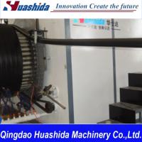 China HDPE Large Diameter Steel-Reinforced Spiral Corrugated Pipe Production Line with High Ring Stiffness and Corrosion Resistance for sale