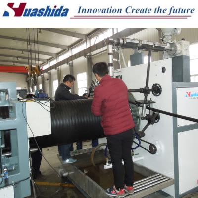 China Automatic HDPE Krah Pipe Extrusion Line for 300mm-1200mm High Ring Stiffness Corrugated Pipe Production for sale