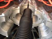 China HDPE PP PVC Double Wall Corrugated Pipe Line for Stormwater Road Drainage for sale