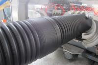 China HDPE PP PVC Double Wall Corrugated Pipe Line for Stormwater Road Drainage for sale