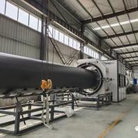 China Automatic HDPE Jacket Pipe Extrusion Line for PU Pre-Insulated Pipes for sale