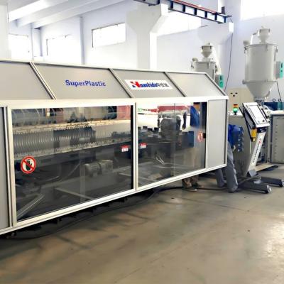 China High-Efficiency PP/HDPE Double Wall Corrugated Pipes Production Line for sale