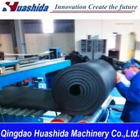 China Rubber Foam Pipe Sheet Production Line Delivering Insulation Tubes and Sheets for sale