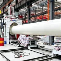 China Continuous PUR Spray PE Wrapping Pre-Insulated Pipe Production Line for District Heating for sale