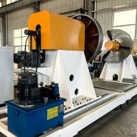 China Continuous PUR Spray PE Wrapping Pre-Insulated Pipe Production Line for District Heating for sale