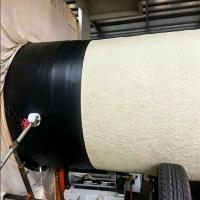 China Continuous PUR Spray PE Wrapping Pre-Insulated Pipe Production Line for District Heating for sale