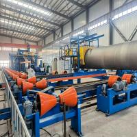 China Full Automatic 3LPE FBE Steel Pipe Anti-Corrosion Coating Line with Shot Blasting for sale