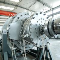 China Automatic Vacuum Calibration HDPE Outer Casing Pipe Line for sale