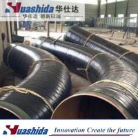 China Steel Elbow Hot Bending Pipe 3PE Coating Production Line with Automatic Shot Blasting System for sale