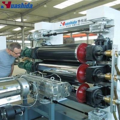 China Huashida PE PP ABS Plastic Sheet/Board Extrusion Line for sale