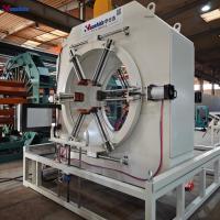 China Complete Automatic HDPE Jacket Pipe Production Line for Pre-Insulated Pipe with Vacuum Calibration for sale