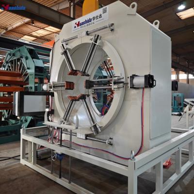 China High-Speed Vacuum Calibration HDPE Jacket Pipe Casing Extrusion Line for Pre-Insulated Pipes for sale