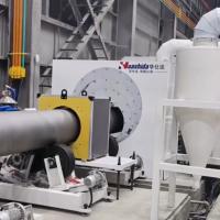 China PLC Controlled 3LPE Coating Pipe Production Line with Electric Heating for 50-100 Years Lifespan for sale