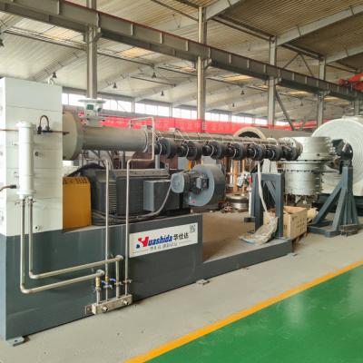 China PLC Controlled Pre-Insulated Pipe Extrusion Line with Vacuum Calibration and Integrated System for Stable Performance for sale