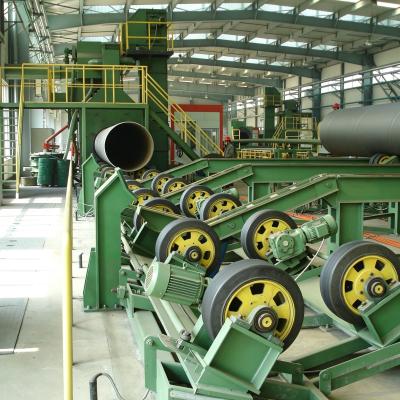 China Oil Gas Pipeline 3PE Coating Machine Petroleum Transmission Pipe Anti-corrosion Line for sale