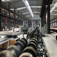 China PUR Spray PE Wrapping Pre-Insulated Pipe Line for District Water Cooling Heating for sale