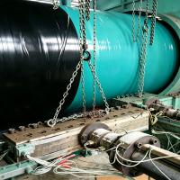China Water Supply Pipeline 3PE Coating Line Drinking Water Pipe Anticorrosion Machine for sale