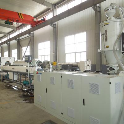 China HDPE Hollow Wall Spiral Pipe Extruding Machine with 200-3000mm Pipe Range and Single-Screw Extruder for High Ring Stiffness for sale