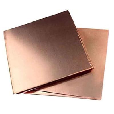 China Cold Rolled Pure Copper Sheet High Ductility And Formability For Deep Processing for sale