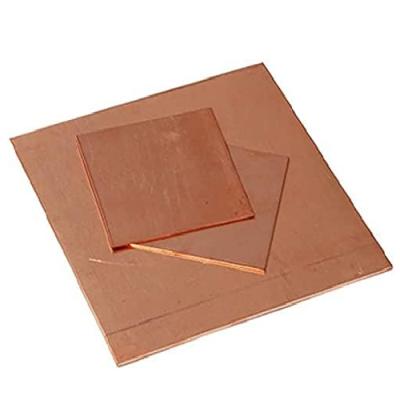 China High Purity Industrial Grade Solid Copper Sheets For Electrical Mechanical And Decorative Fields for sale