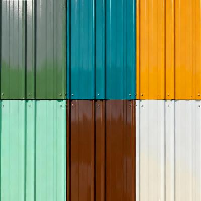 China Anti Corrosion Color Coated Steel Sheets For Outdoor Construction Use for sale