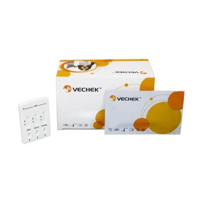 China CDV+CAV-II+CIV Antigen Combo Rapid Test Cassette Ocular And Nasal Secretions for sale