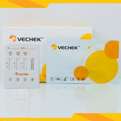 China Feline FPV FCV FHV Antigen Combo Rapid Test Cassette Feces Secretions for sale