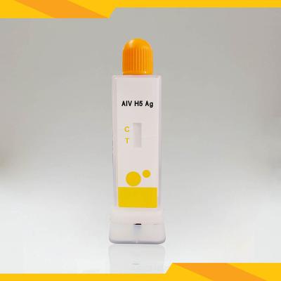 China Avian Influenza Virus H5 (AIV H5) Antigen Veterinary Rapid Diagnostic Kits Pollution Free for sale